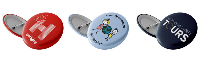 Ansteckbuttons | Das Schweizer Buttons Atelier